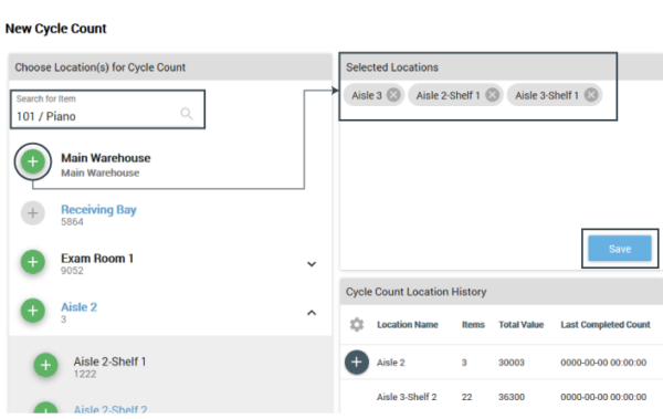 Conduct a Cycle Count – Allocadence Knowledge Base