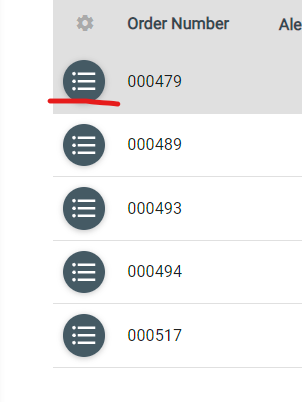 View an order – Allocadence Knowledge Base